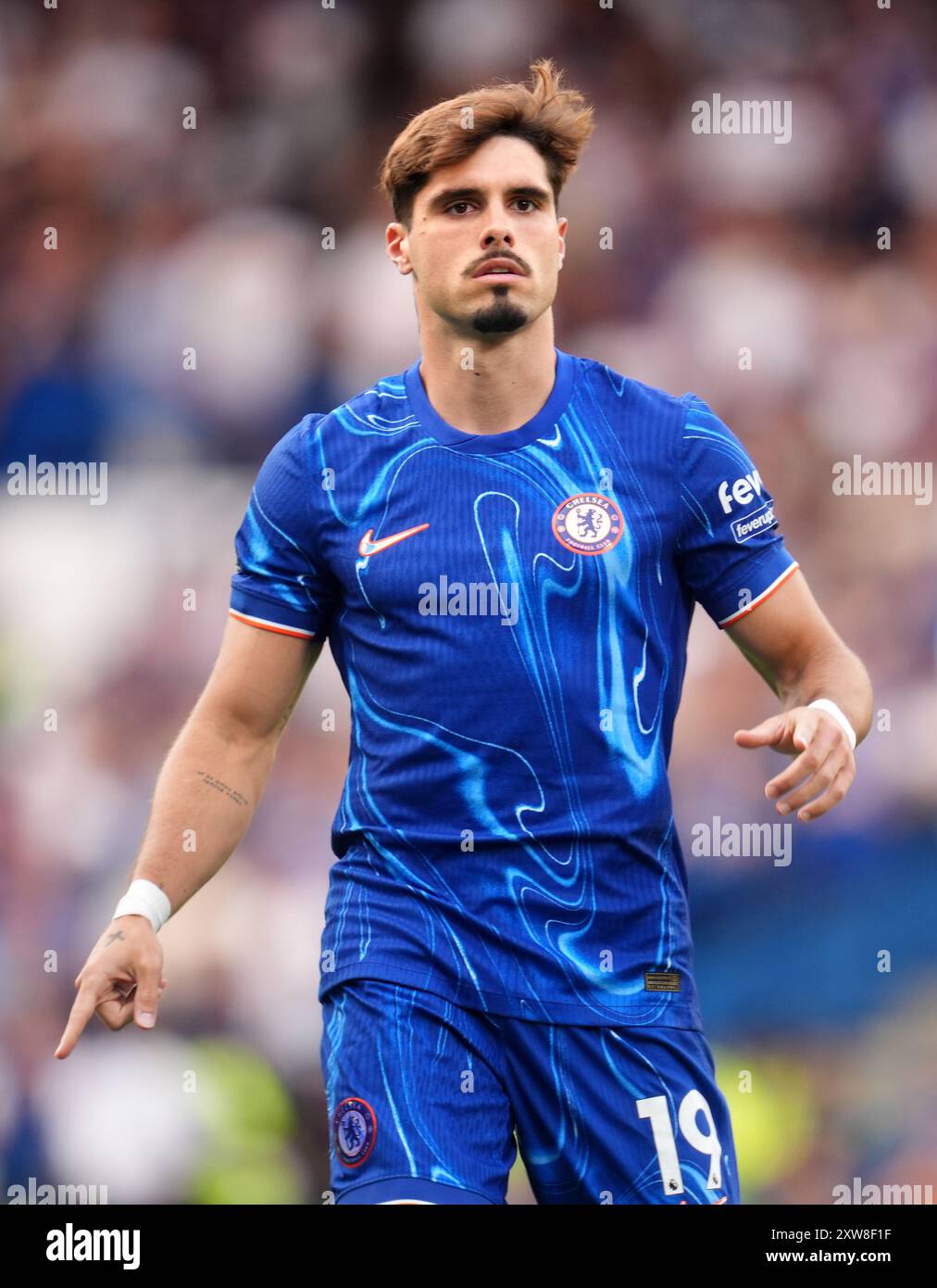 Chelsea's Pedro Neto during the Premier League match at Stamford Bridge ...