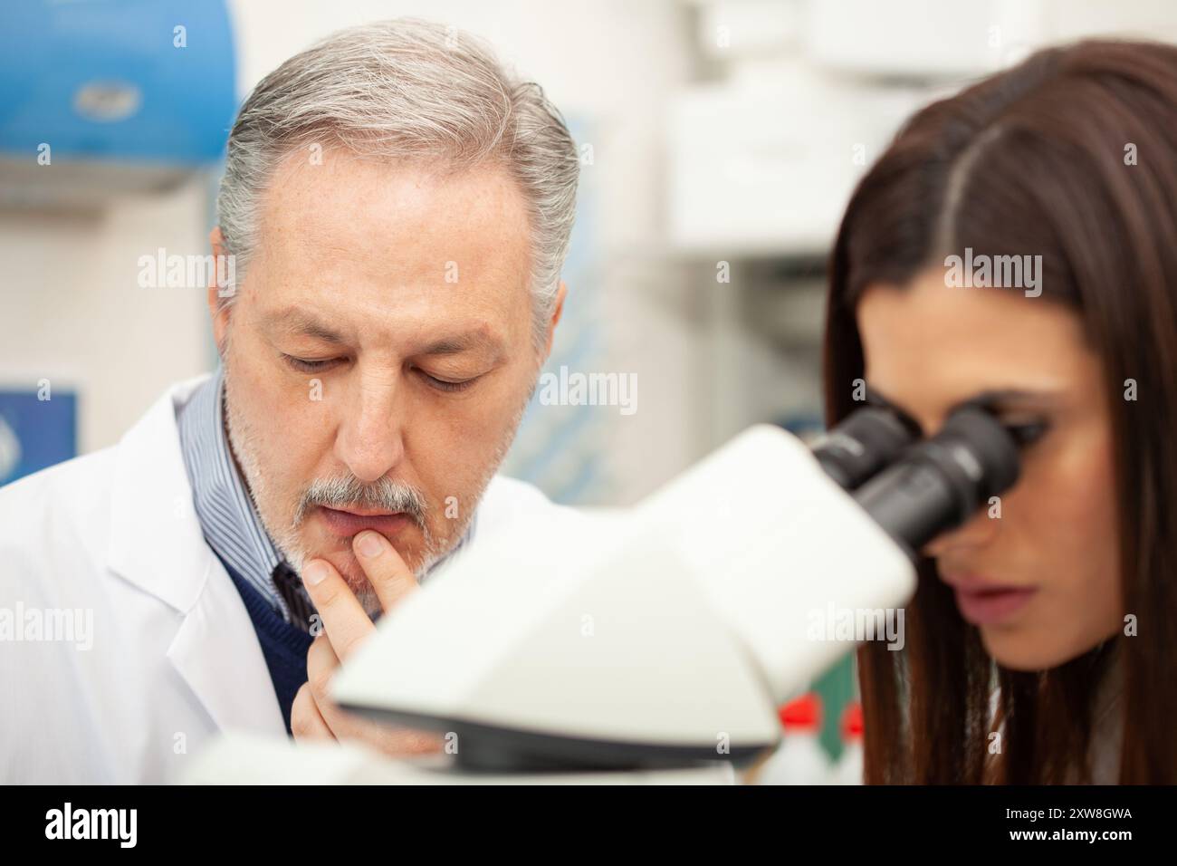 Team scientists work in laboratory hi-res stock photography and images ...