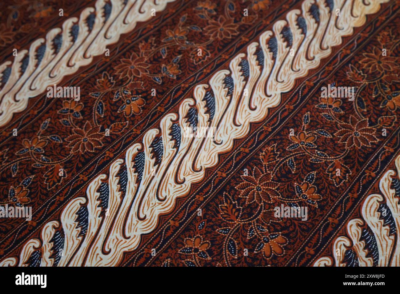 batik from java indonesia have the best pattern Stock Photo - Alamy