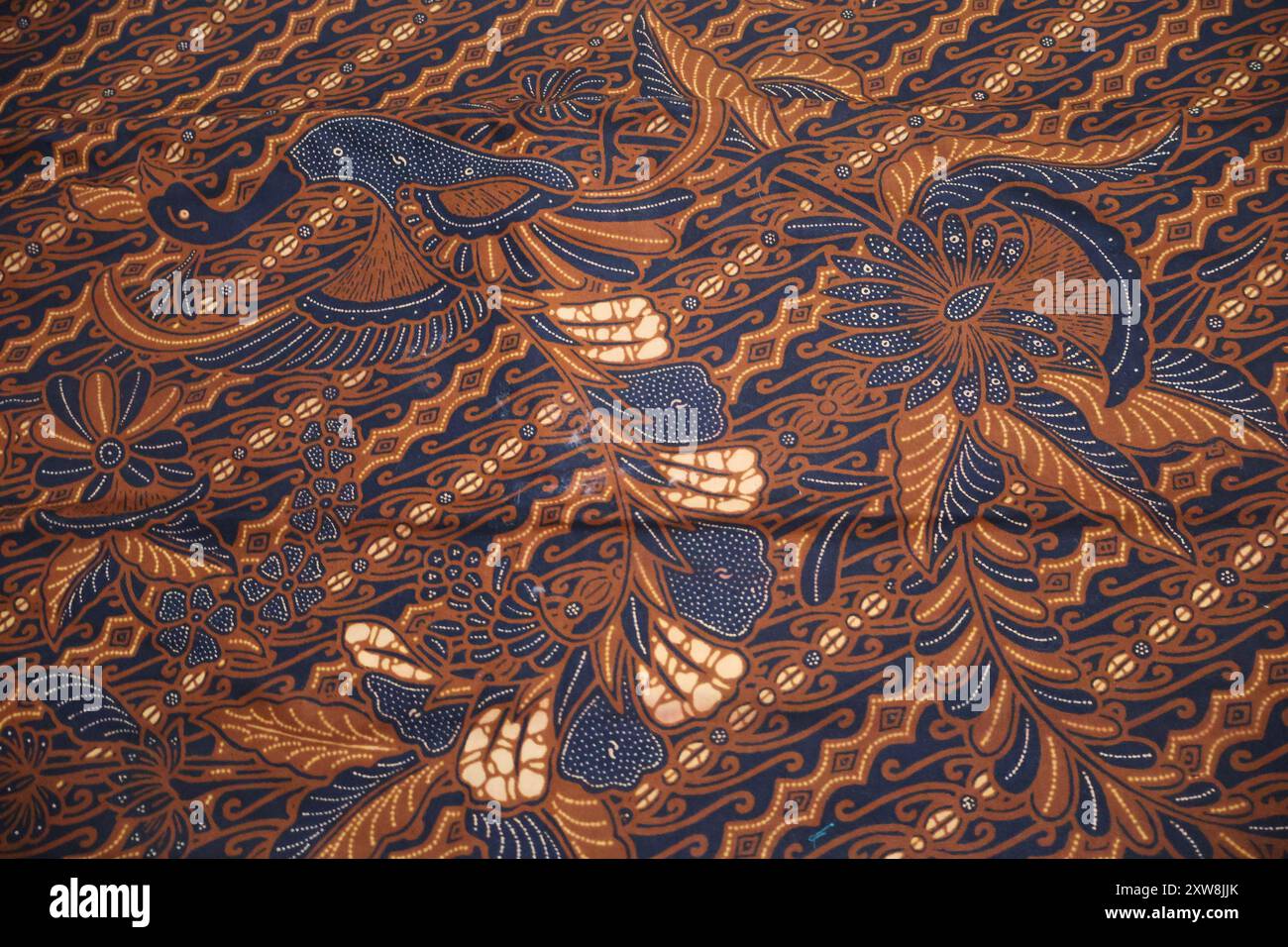 batik from java indonesia have the best pattern Stock Photo - Alamy