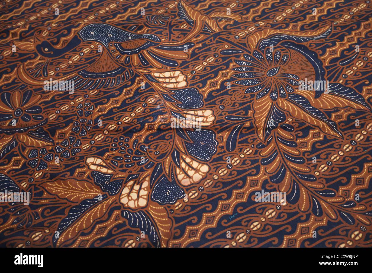 batik from java indonesia have the best pattern Stock Photo - Alamy