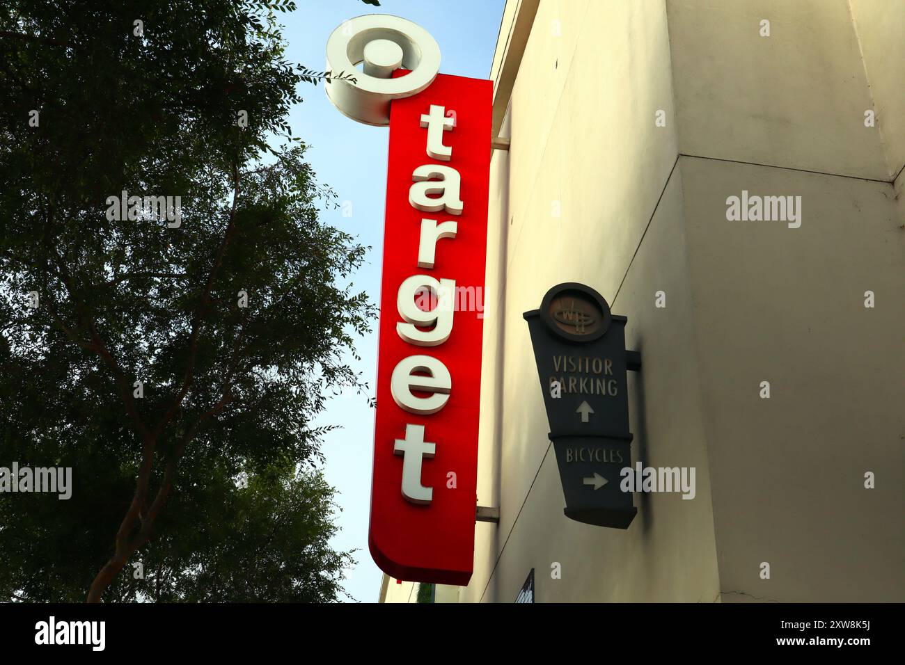 Target Store sign, company chain of discount department stores in the ...