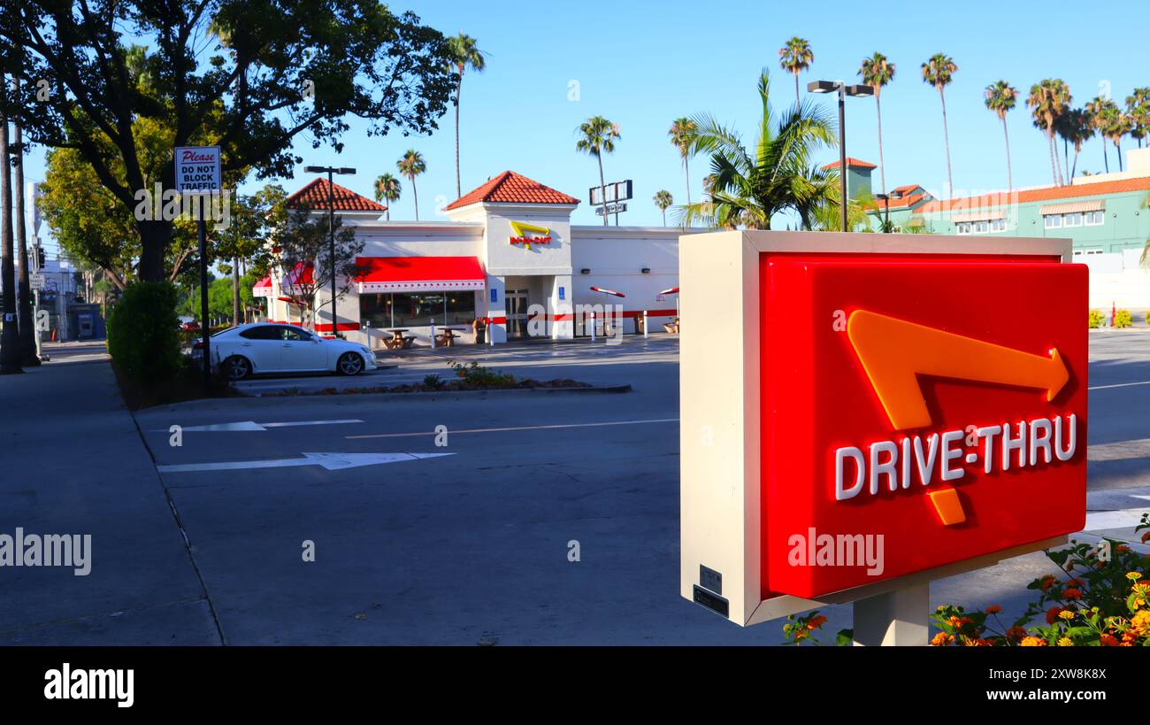 IN-N-OUT BURGER Restaurant. American chain of Fast Food Restaurants ...