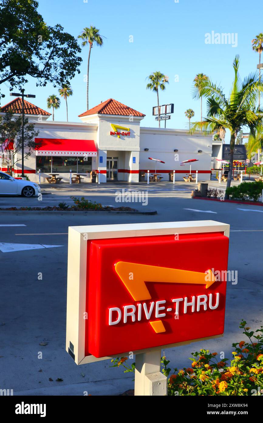 IN-N-OUT BURGER Restaurant. American chain of Fast Food Restaurants ...