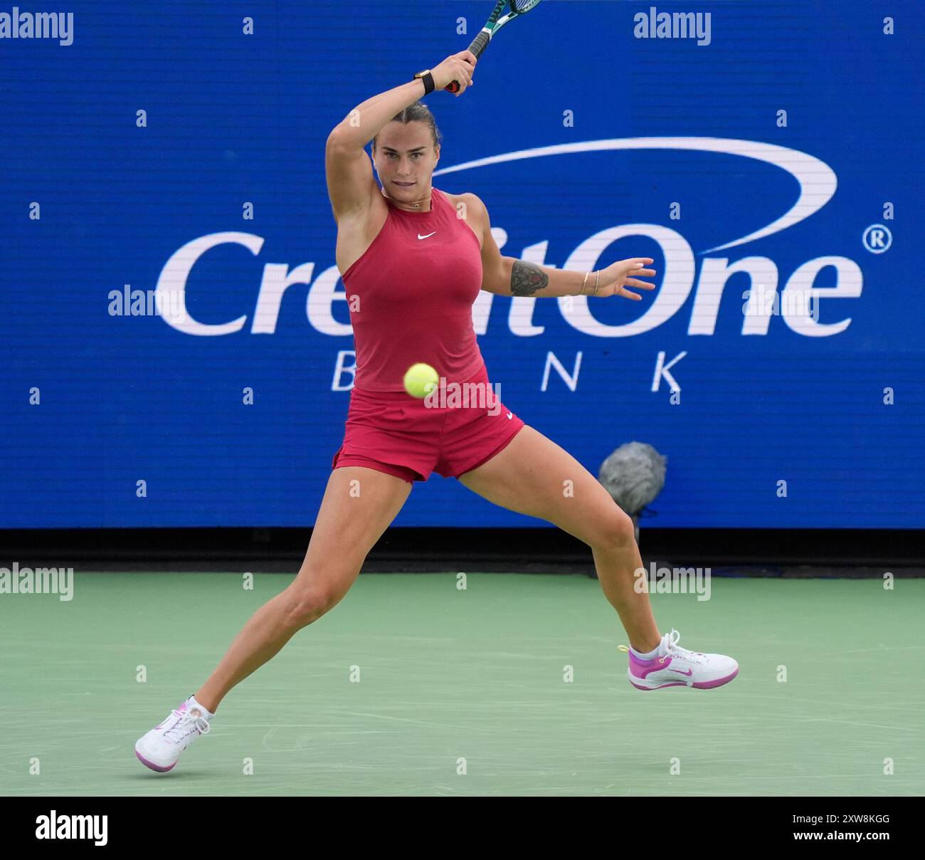 August 18, 2024: Aryna Sabalenka (BLR) defeated Iga Swiatek (POL) 6-3 ...