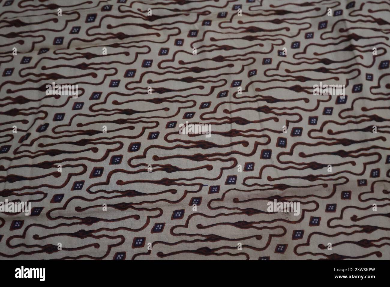 batik from java indonesia have the best pattern Stock Photo - Alamy