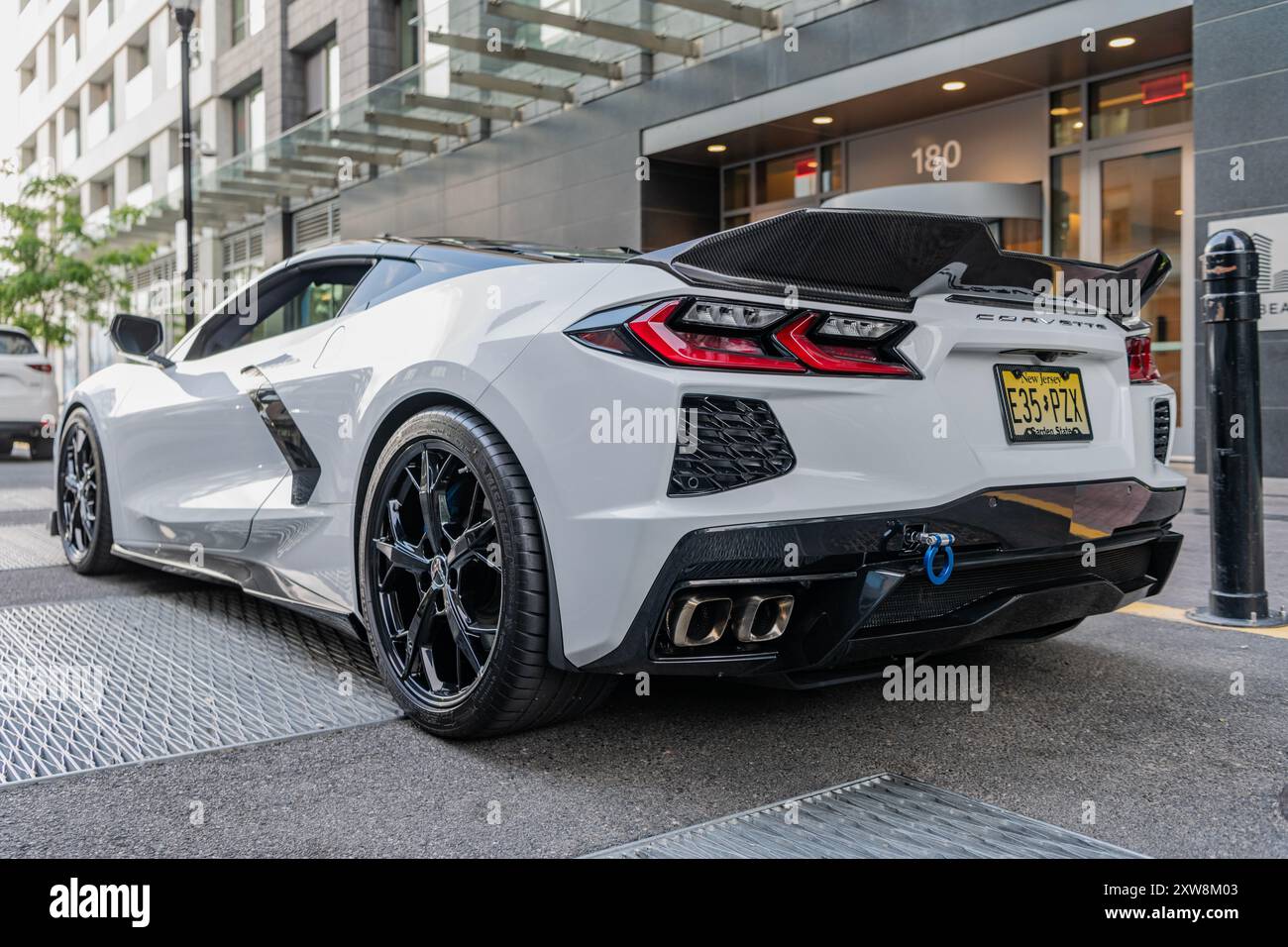 New York City, USA - May 26, 2024: Chevrolet Corvette Z06 sportscar ...