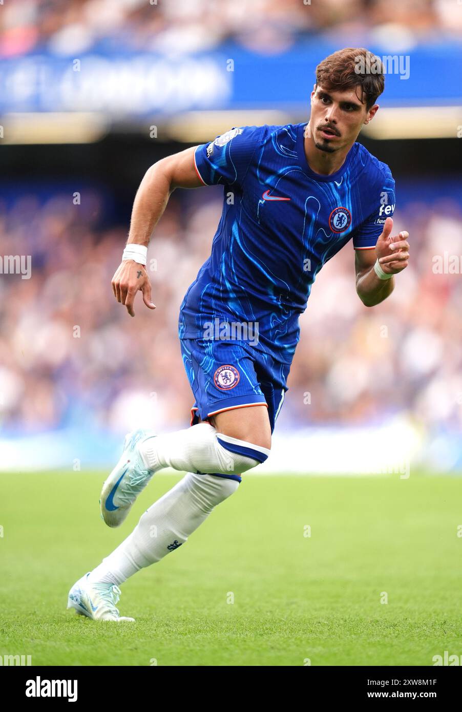 Chelsea's Pedro Neto during the Premier League match at Stamford Bridge ...