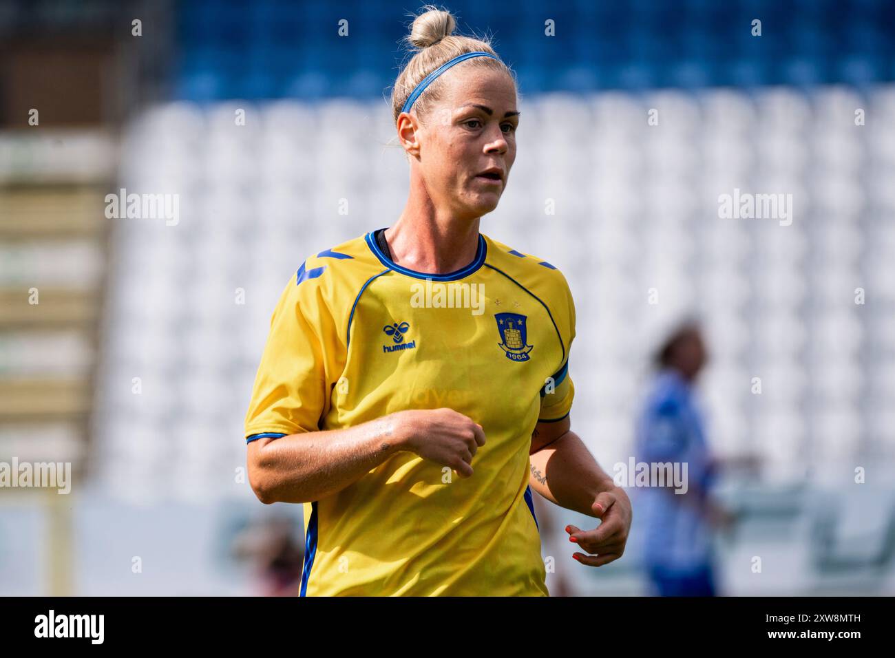Odense, Denmark. 17th, August 2024. Julie Tavlo Petersson of Broendby ...