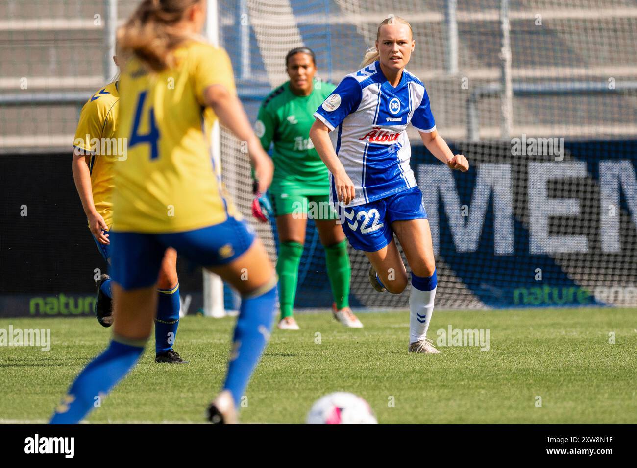 Odense, Denmark. 17th, August 2024. Ida Marie Jørgensen (22) of OB Q ...