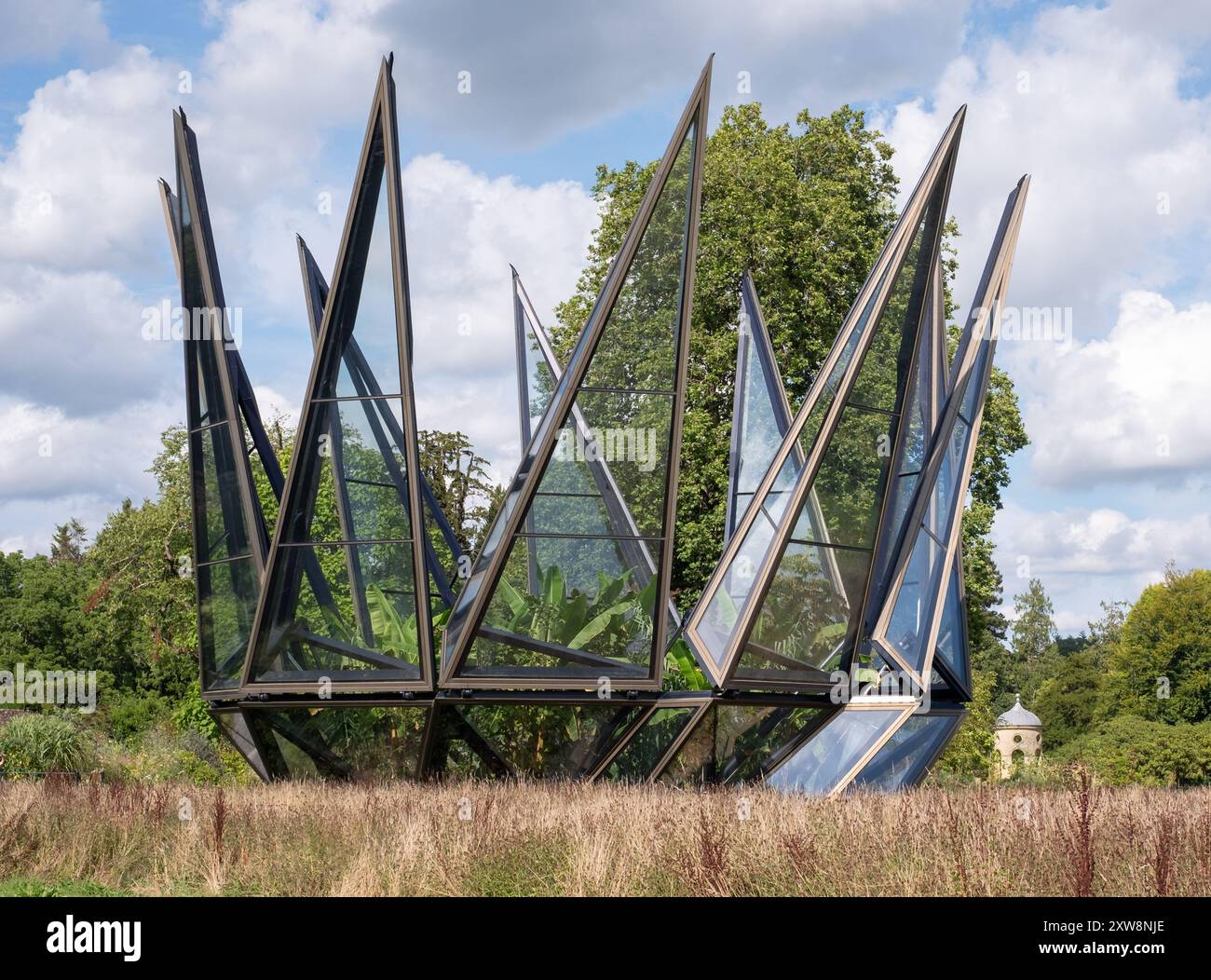 Woolbeding Glasshouse. Pyramid shaped modern conservatory designed by ...