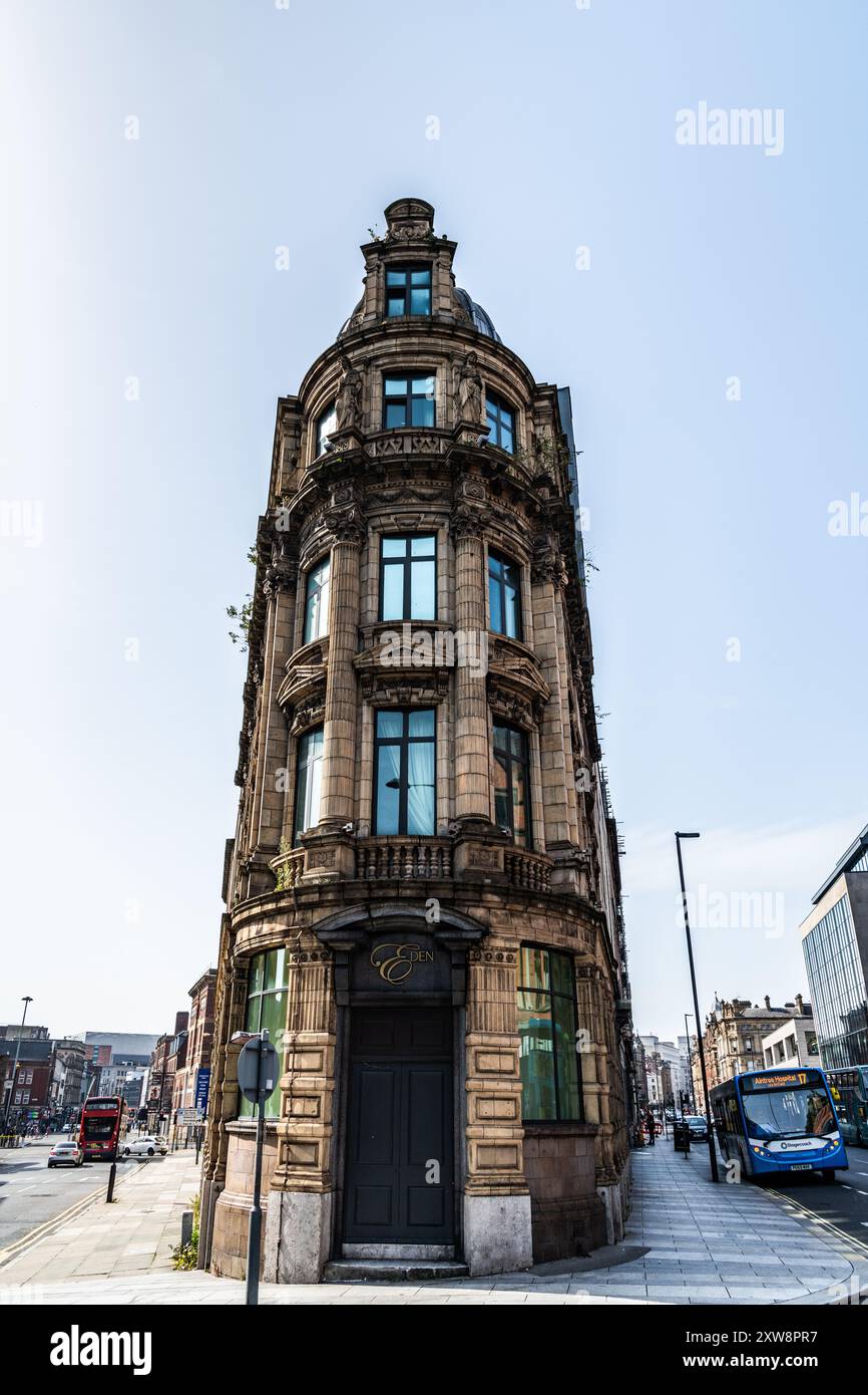 a uniquely looking building in Liverpool city centre Stock Photo - Alamy