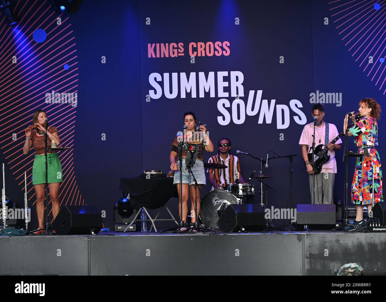 LONDON, UK. 1st Aug, 2024. King's Cross Summer Sounds is hosting a ...