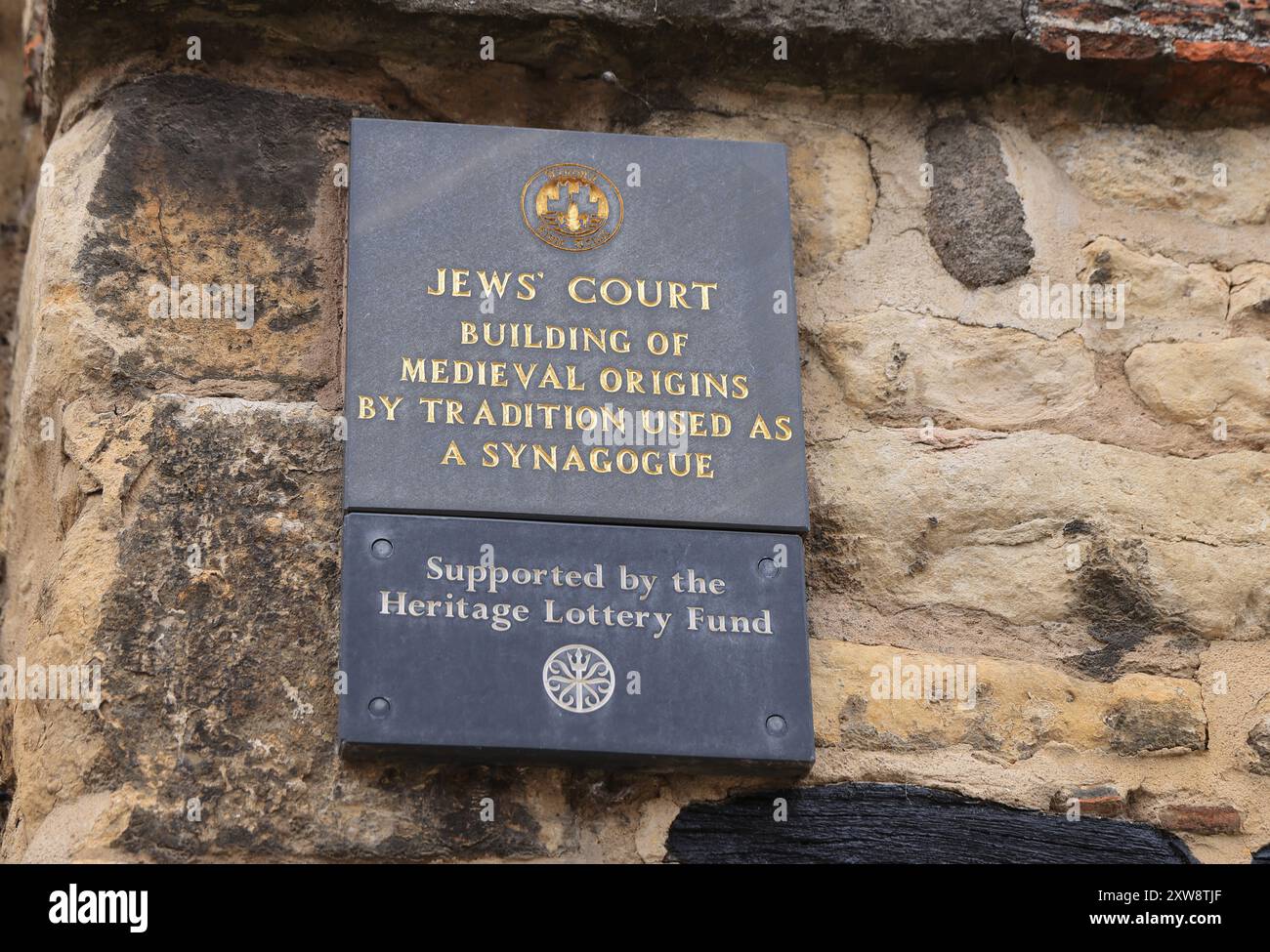 Jews' Court, a building of medieval origins, by tradition used as a ...