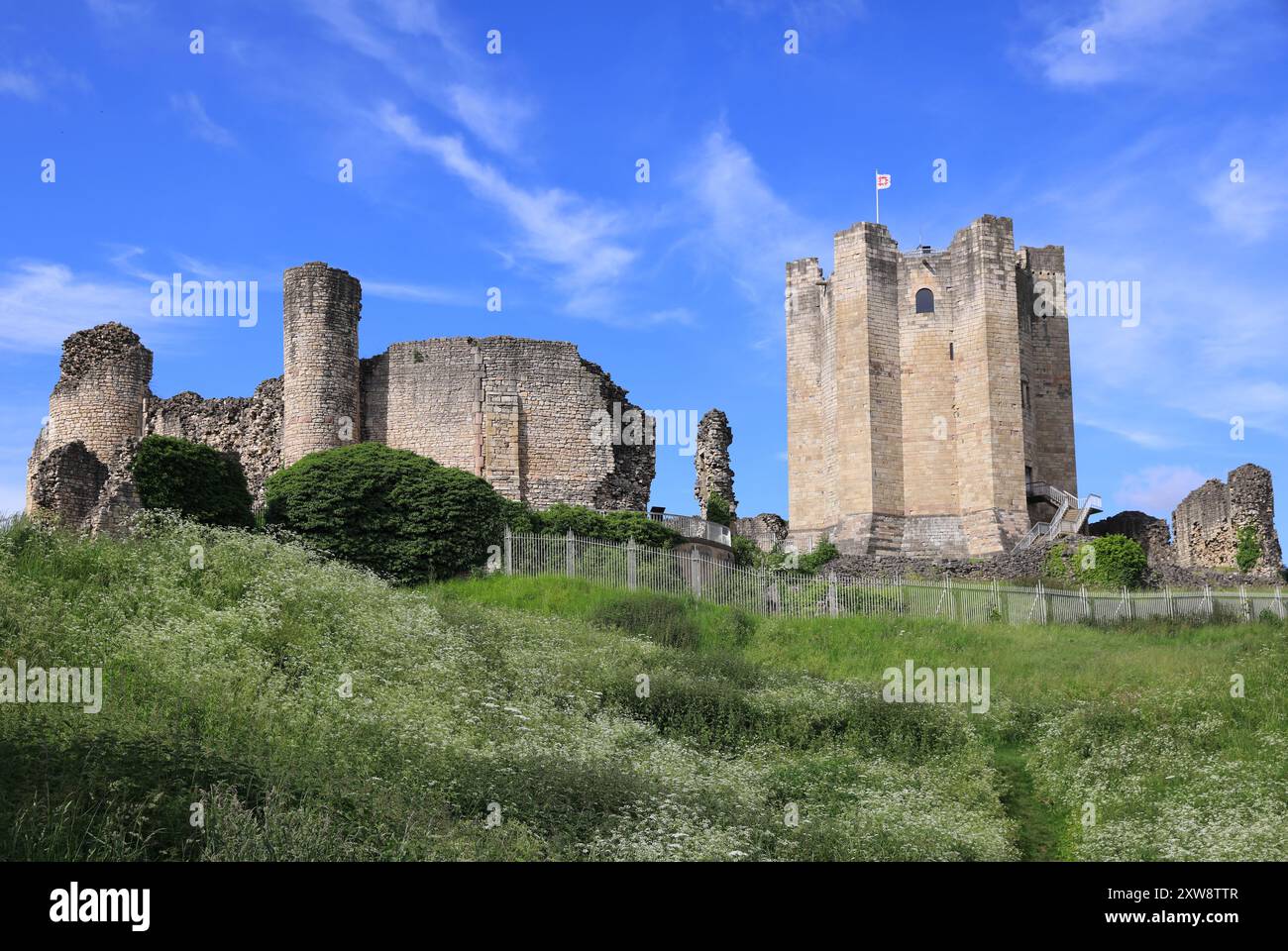 Conisbrough Castle, English Heritage castle with stunning views, which ...