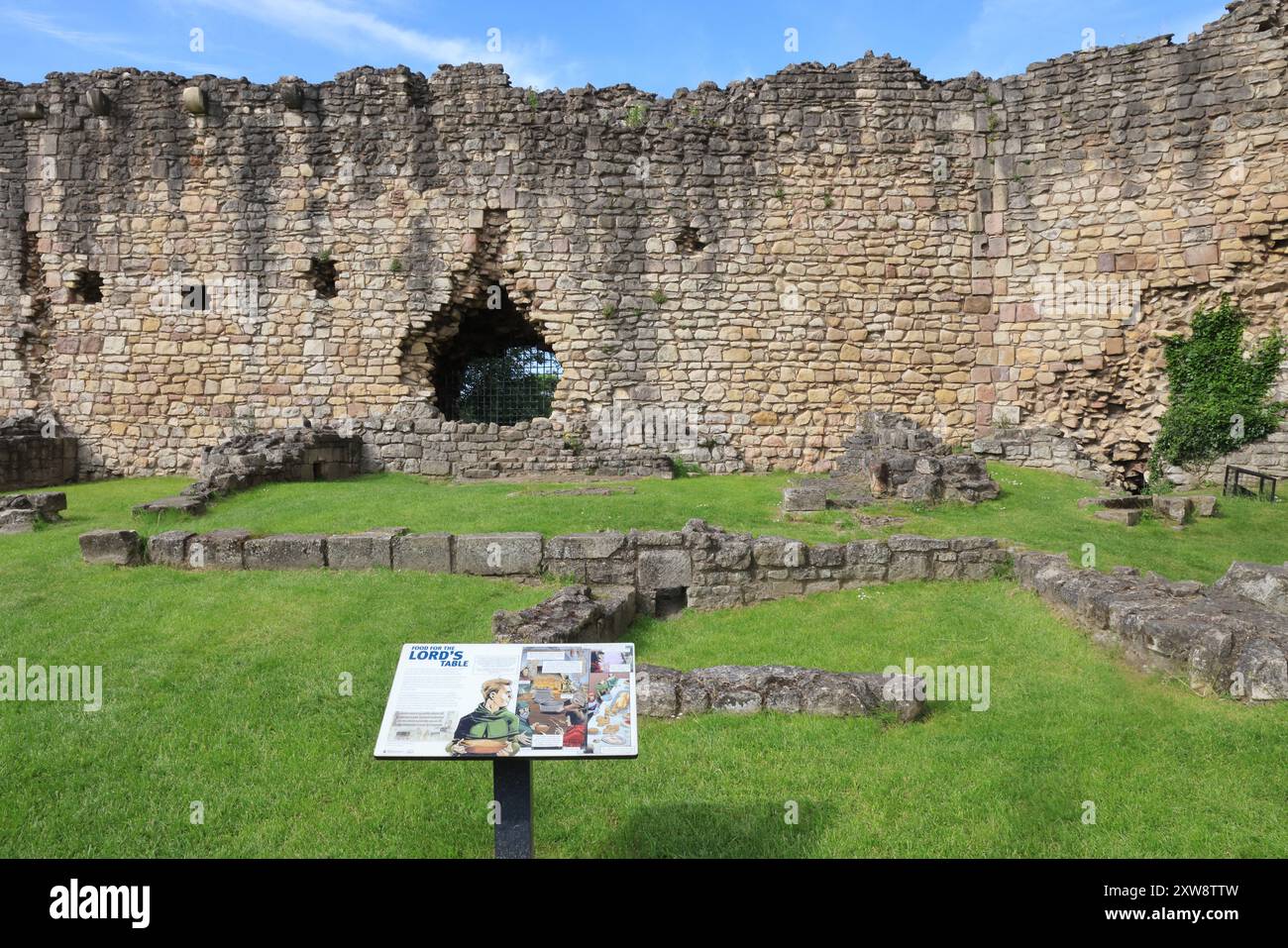 Conisbrough Castle, English Heritage castle with stunning views, which ...