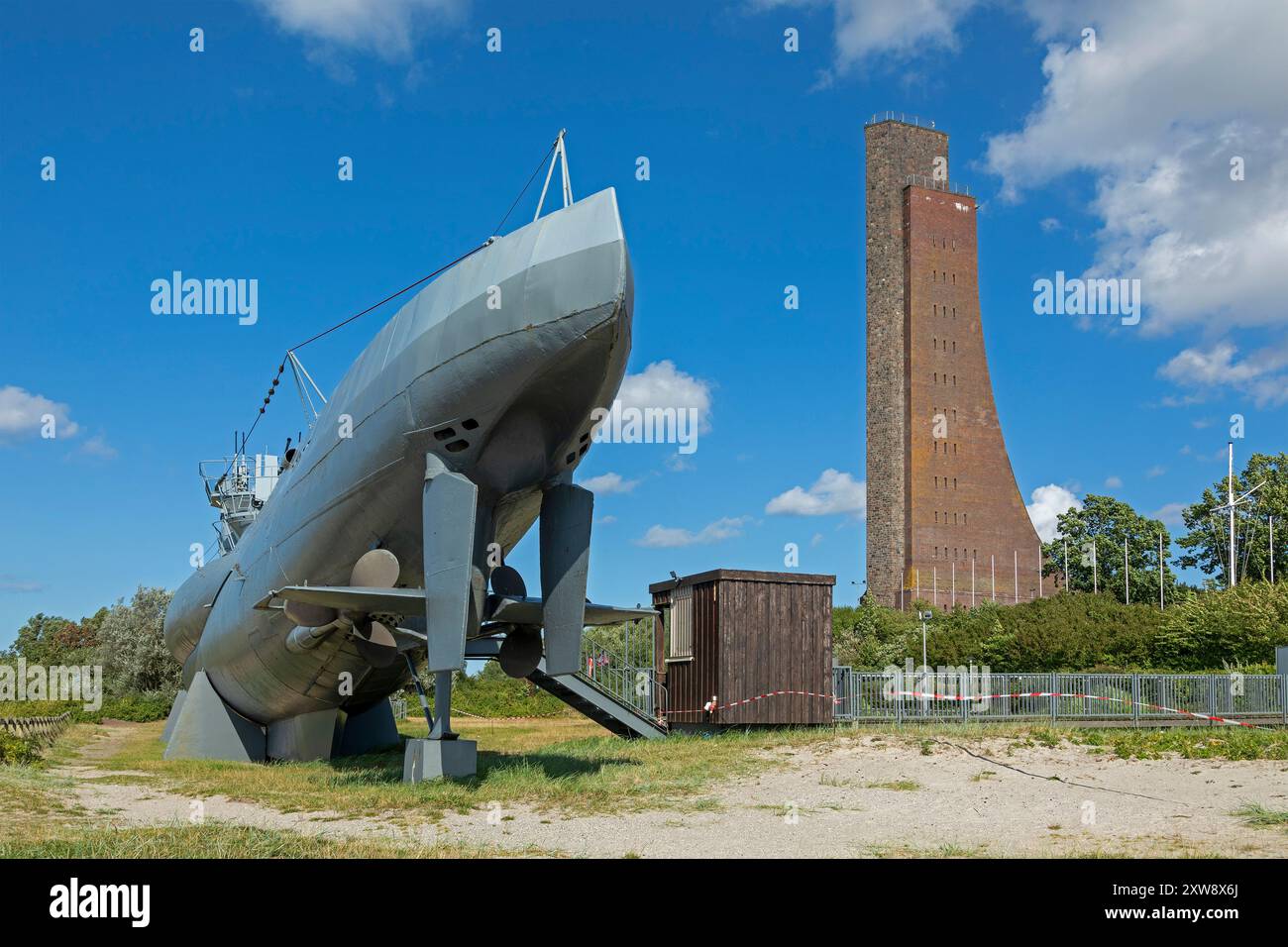 Submarine U 995, Navy memorial, Laboe, Schleswig-Holstein, Germany ...