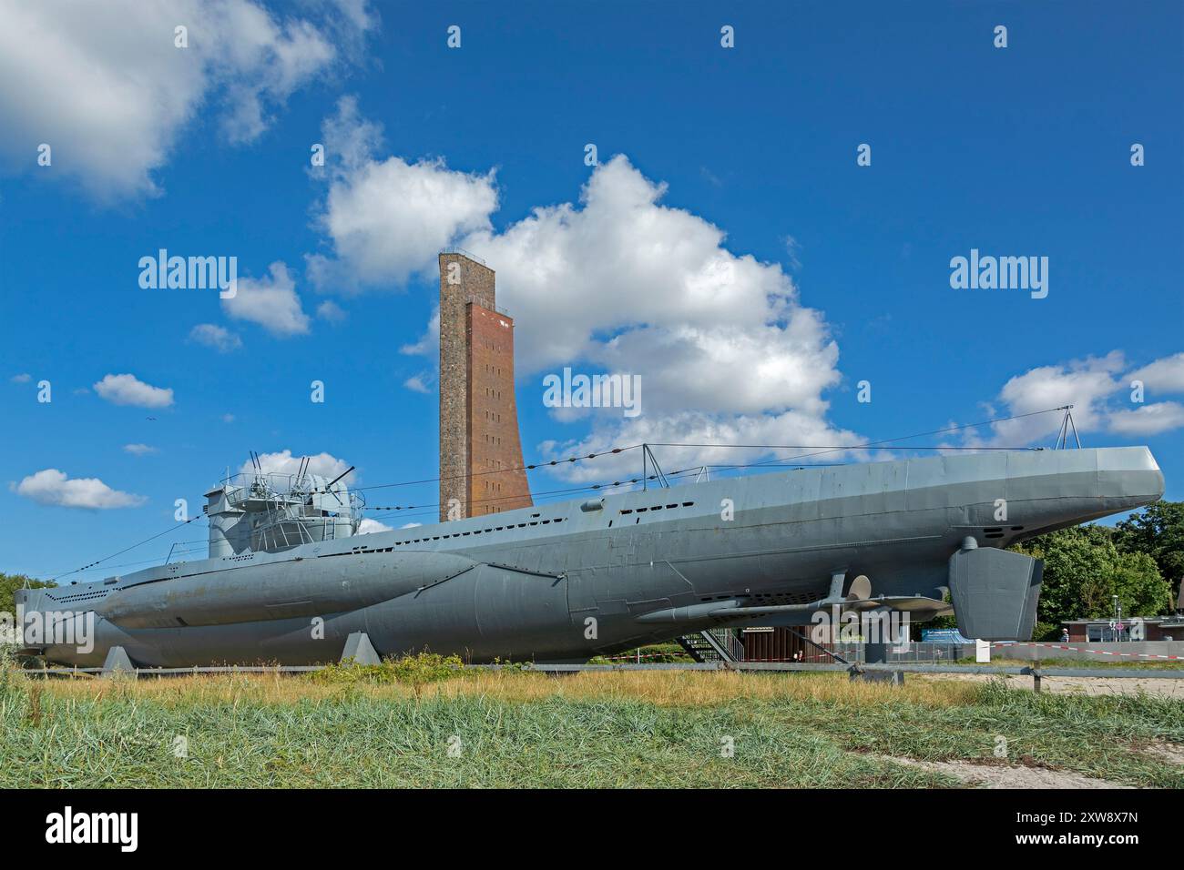 Submarine U 995, Navy memorial, Laboe, Schleswig-Holstein, Germany ...