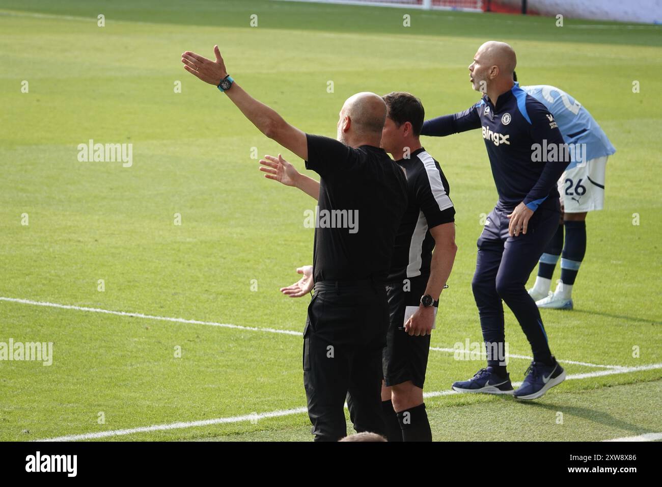 Chelsea, London, UK. 18th Aug, 2024. The first game of the Premier ...