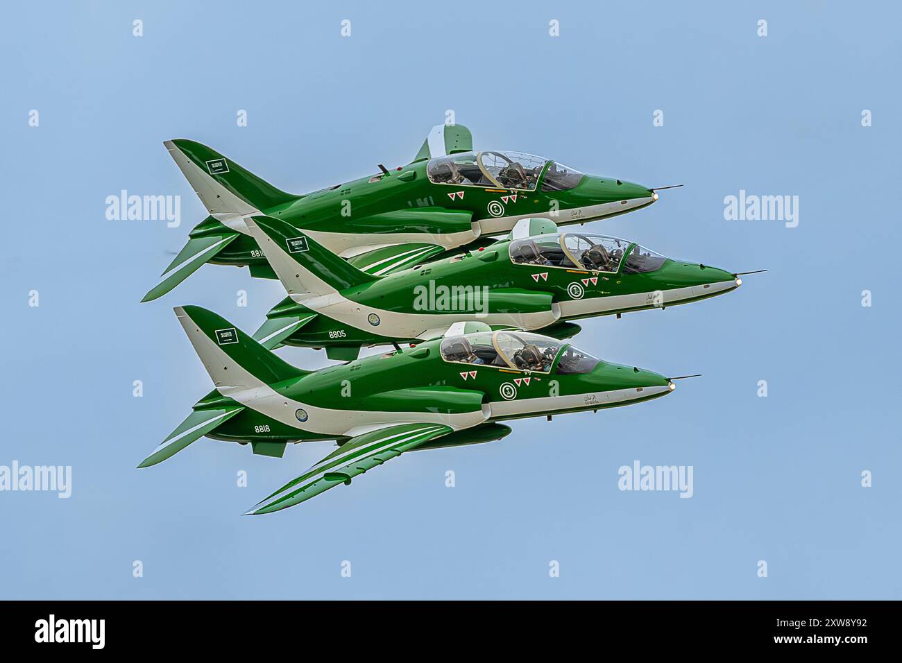 Saudi hawks air display hi-res stock photography and images - Alamy