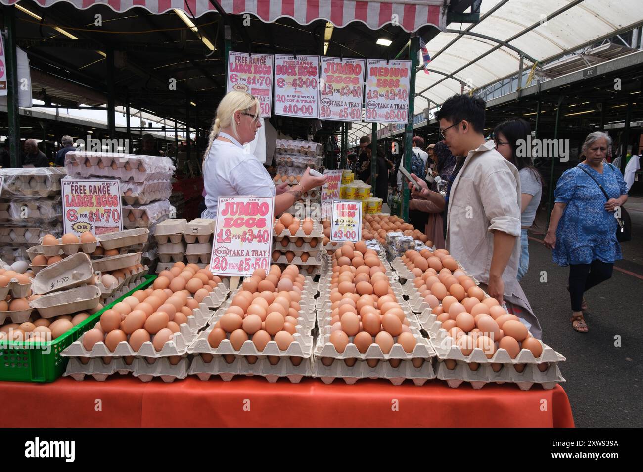Madrid, Spain. 18th Aug, 2024. View of the stalls at Bullring Rag ...