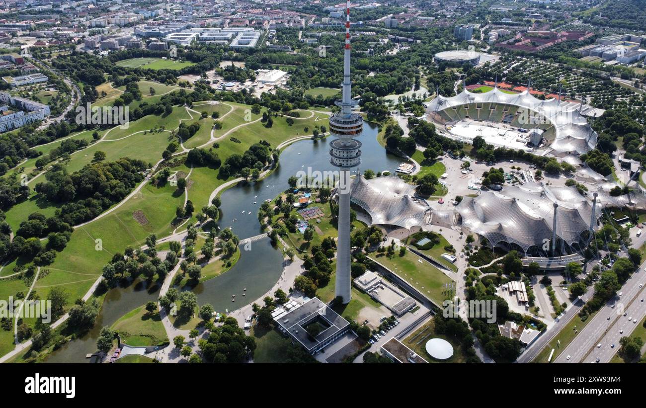 Olympic park of munich hi-res stock photography and images - Alamy