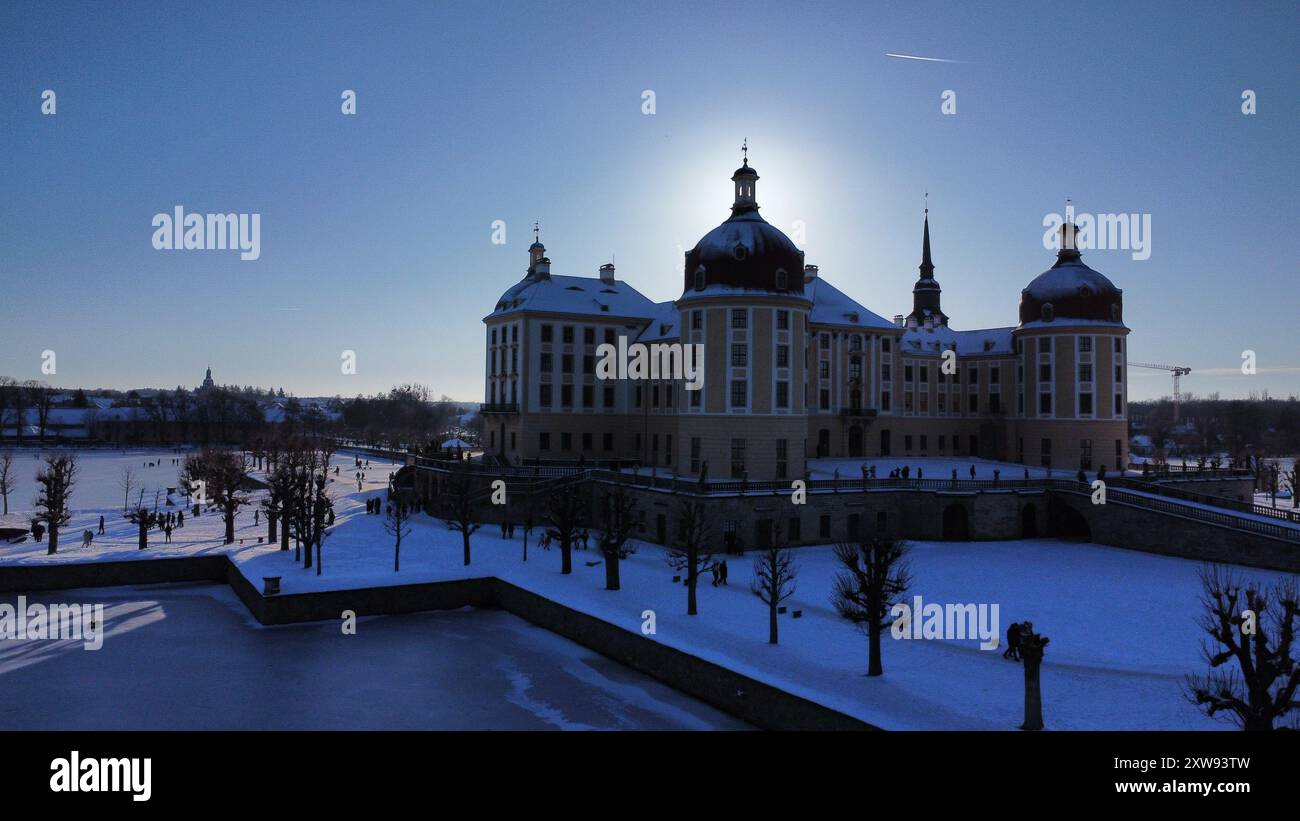 Moritzburg castle aerial hi-res stock photography and images - Alamy