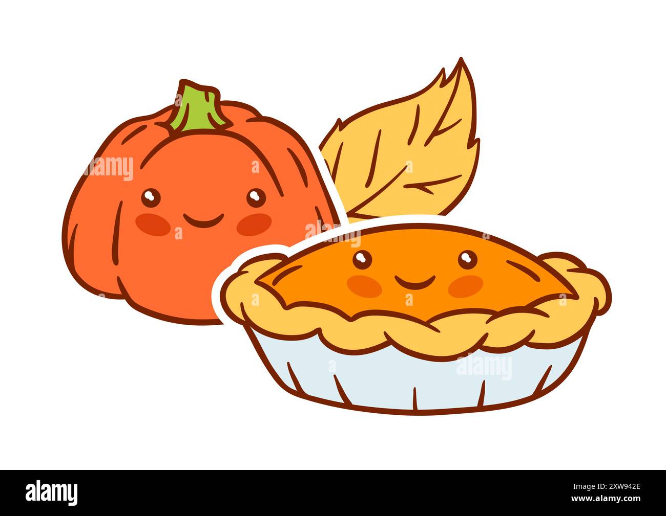 Cute Thanksgiving Food Clip Art