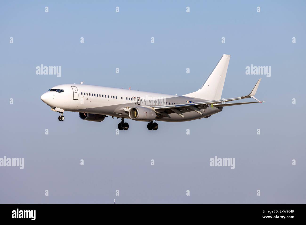 Fly4 Airlines Boeing 737-8K5 (REG: EI-FFD) on finals runway 31 Stock ...