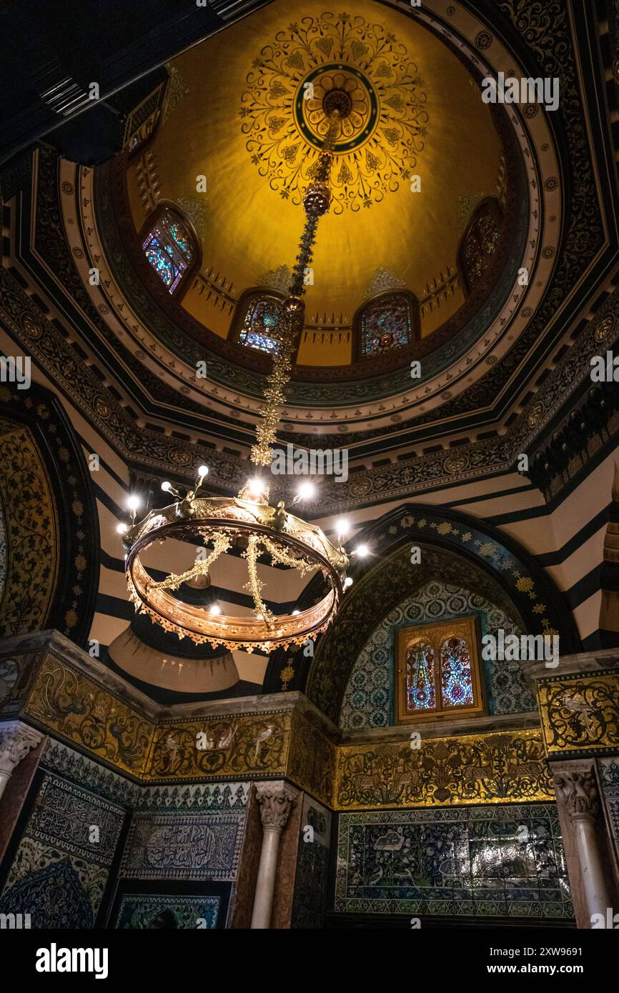 The cupola of the Arab Hall Leighton House Museum Stock Photo - Alamy