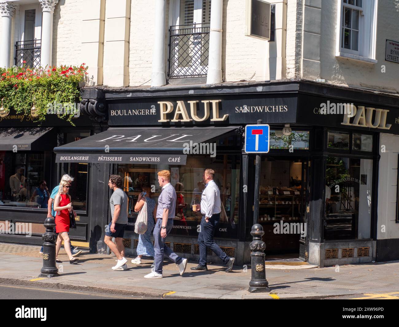 Paul is a French chain of bakery cafe restaurants, London, UK Stock ...