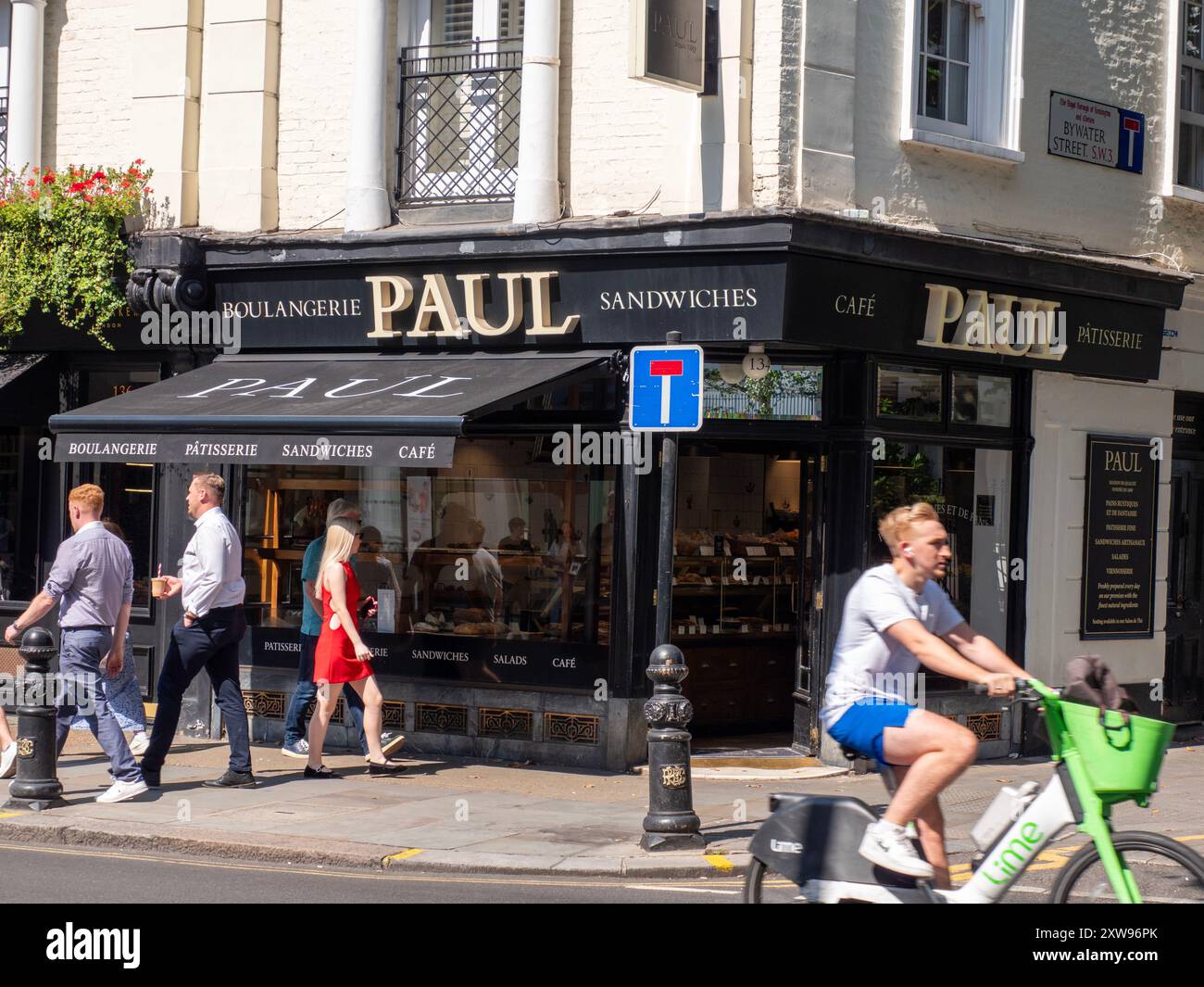 Paul is a French chain of bakery cafe restaurants, London, UK Stock ...