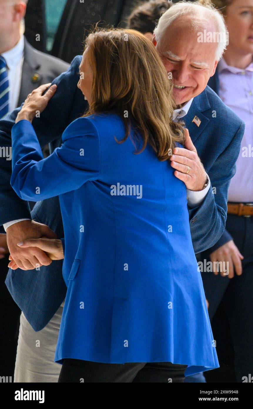 Pittsburgh, United States. 18th Aug, 2024. Vice President Kamala Harris ...