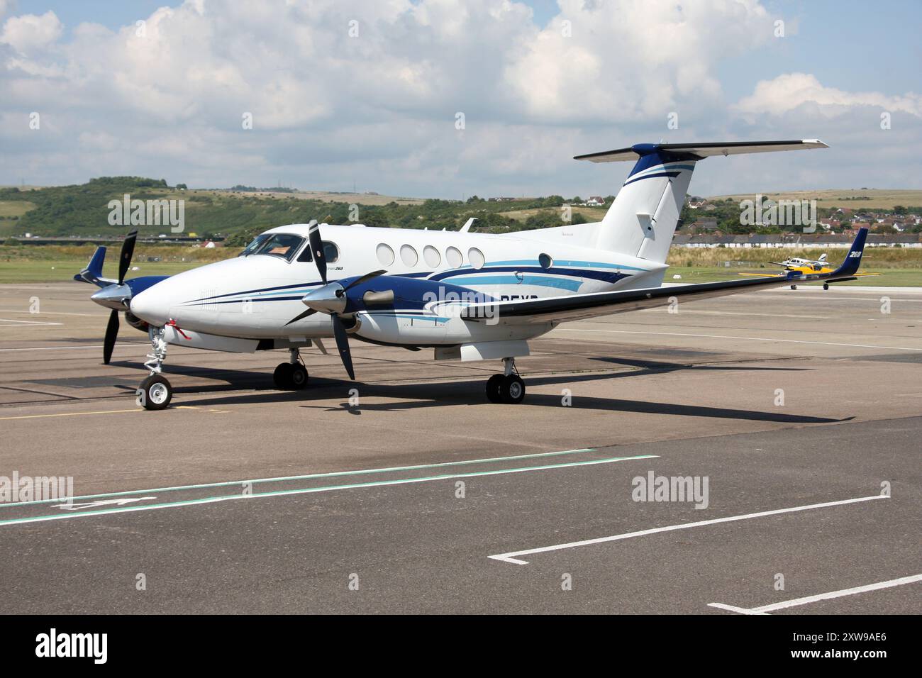 A Beechcraft B200GT King Air 260 at Brighton City Airport Stock Photo ...