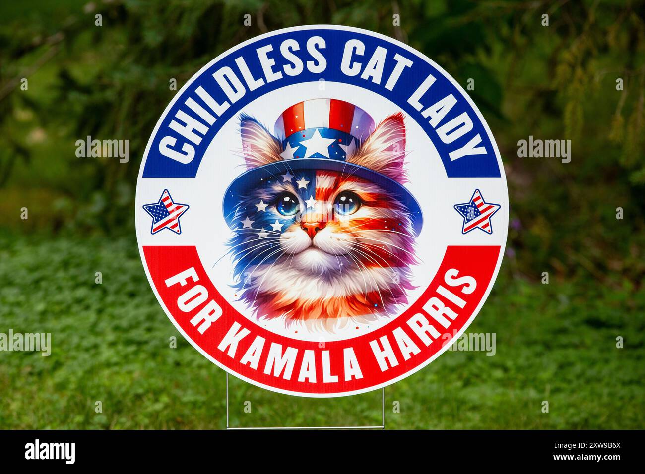 2024 US presidential election yard sign for Vice-President Kamala ...