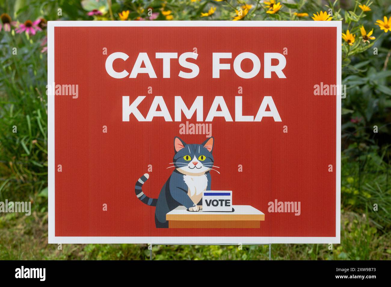 2024 US presidential election yard sign for Vice-President Kamala ...