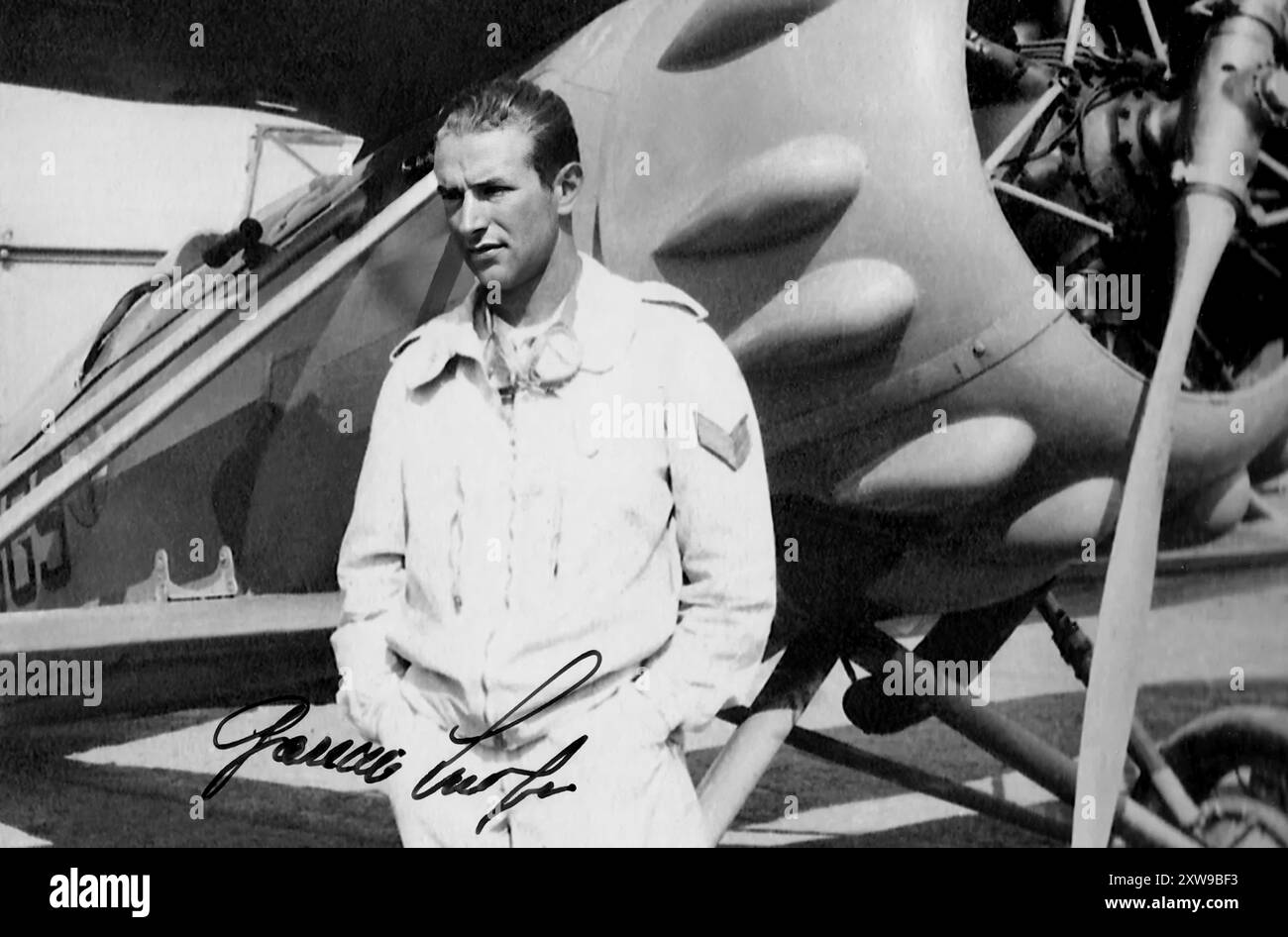 1939 c, ITALY : The italian aviator LUIGI GORRINI ( 1917 - 2014 ...