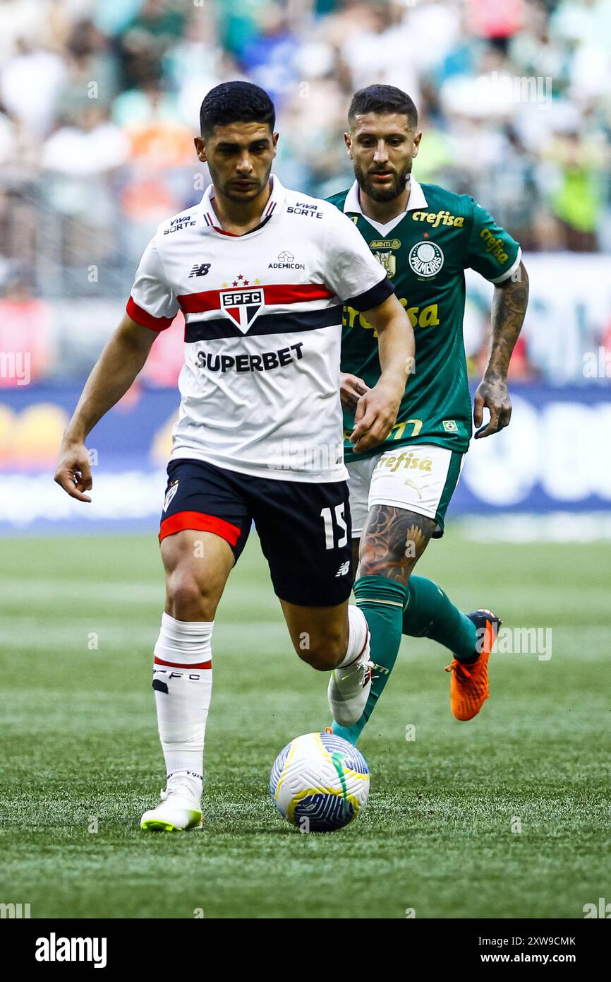 Sao Paulo, Brazil. 18th Aug, 2024. SP - SAO PAULO - 08/18/2024 - BRAZILIAN A 2024, PALMEIRAS x ...
