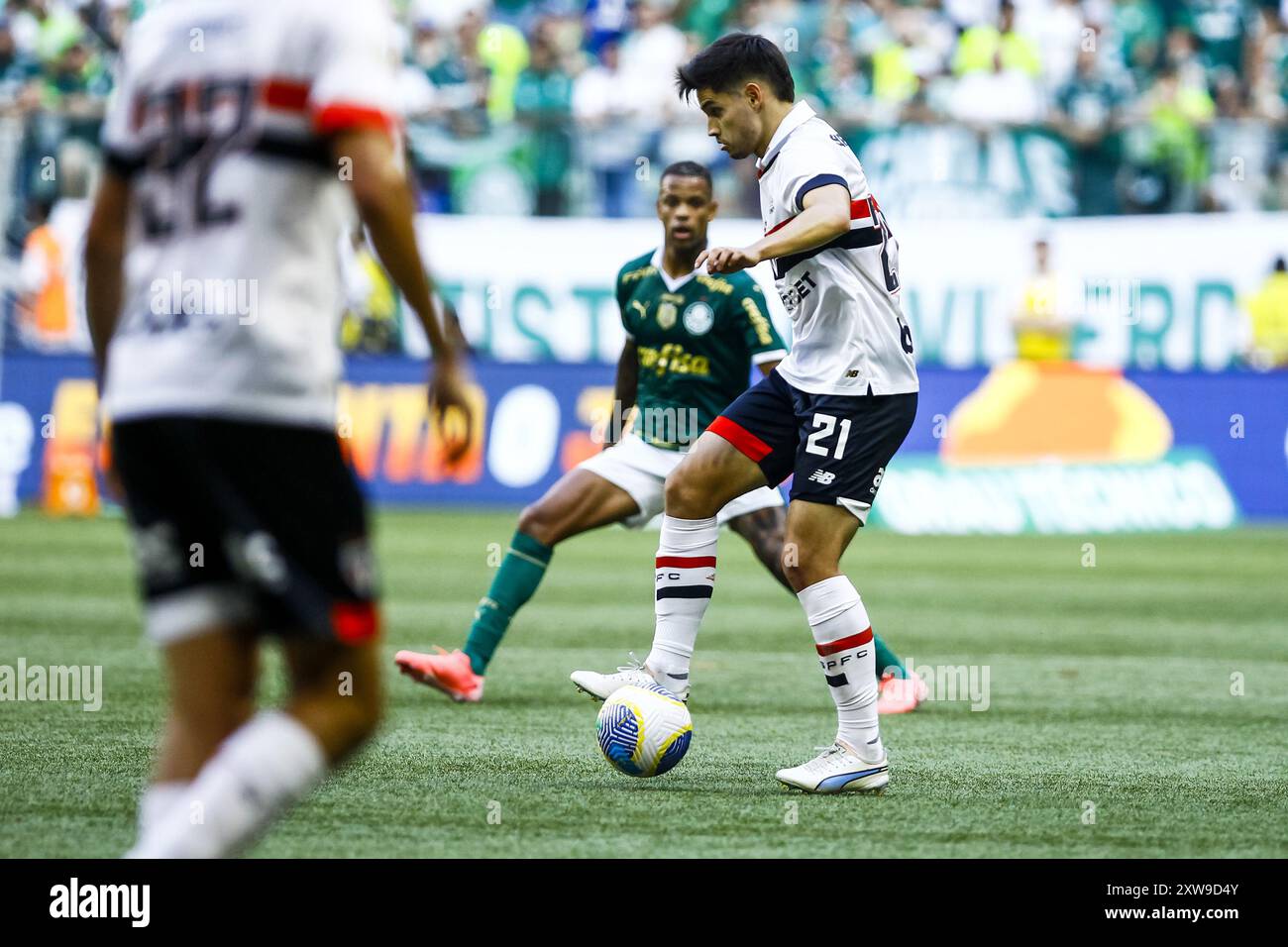 Sao Paulo, Brazil. 18th Aug, 2024. SP - SAO PAULO - 08/18/2024 - BRAZILIAN A 2024, PALMEIRAS x ...