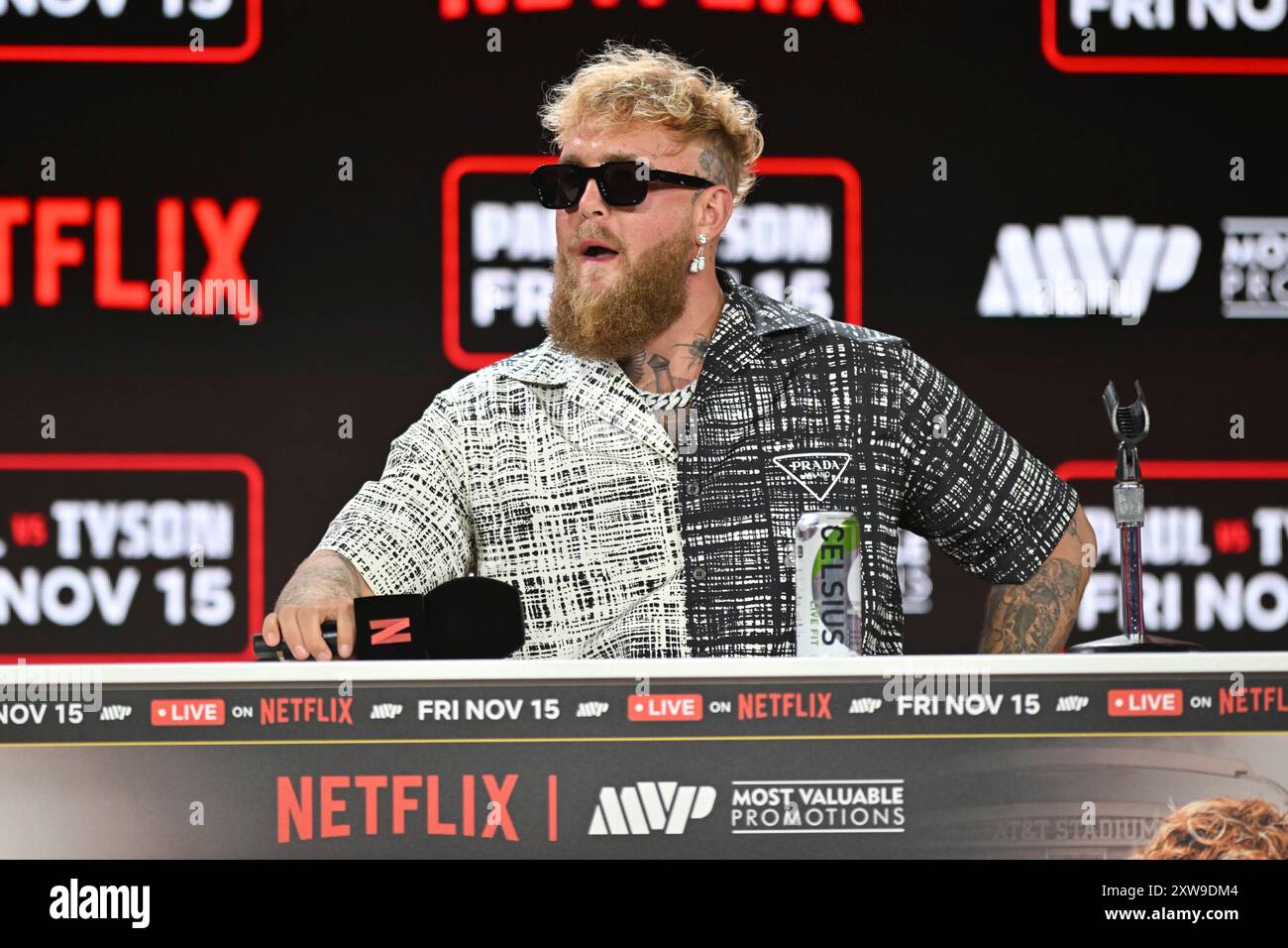 Photo by: NDZ/STAR MAX/IPx 2024 8/18/24 Jake Paul onstage during the ...