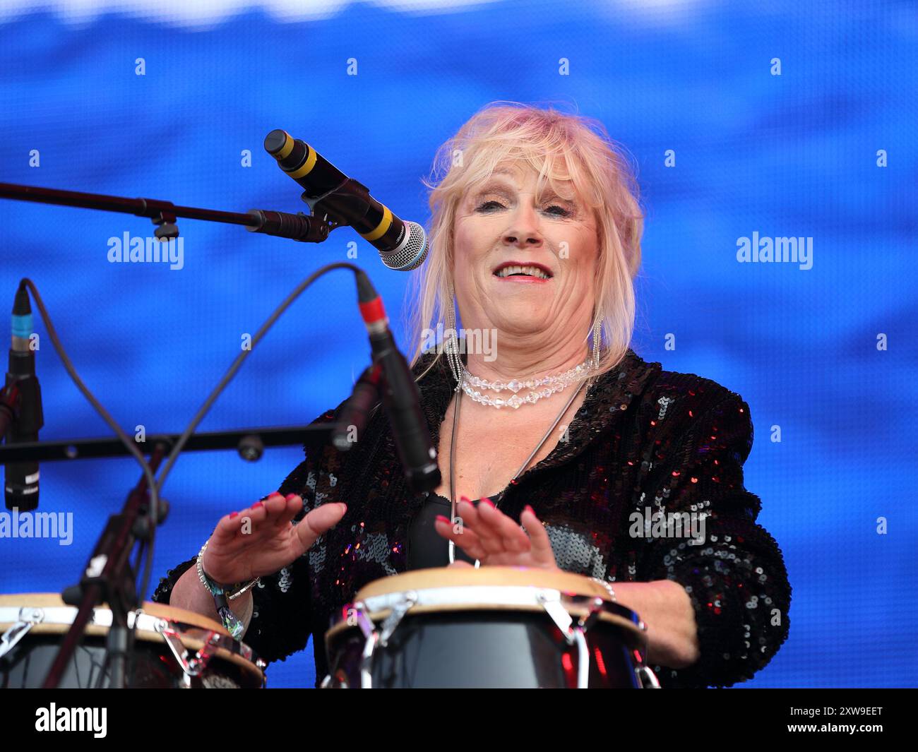 Henley-on-Thames, United Kingdom. 18th Aug, 2024. Shakatak performs on ...