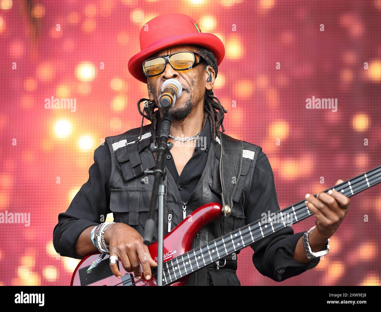 Henley-on-Thames, United Kingdom. 18th Aug, 2024. Aswad performs on ...