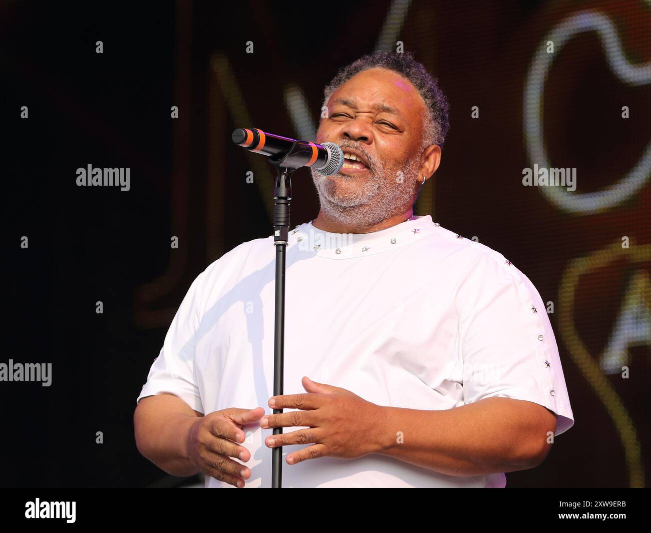 Henley-on-Thames, United Kingdom. 18th Aug, 2024. Earth Wind and Fire Experience by Al McKay ...