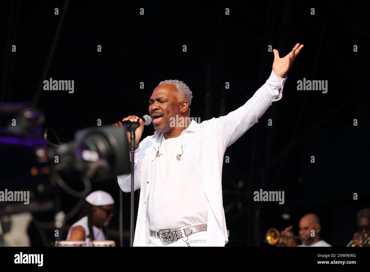 Henley-on-Thames, United Kingdom. 18th Aug, 2024. Earth Wind and Fire Experience by Al McKay ...