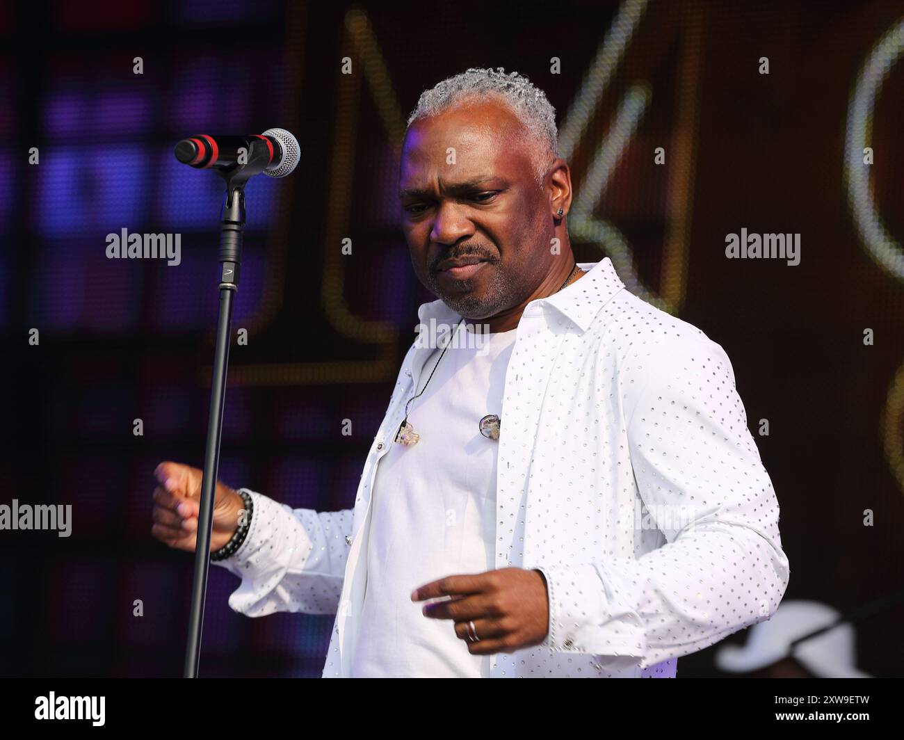 Henley-on-Thames, United Kingdom. 18th Aug, 2024. Earth Wind and Fire Experience by Al McKay ...