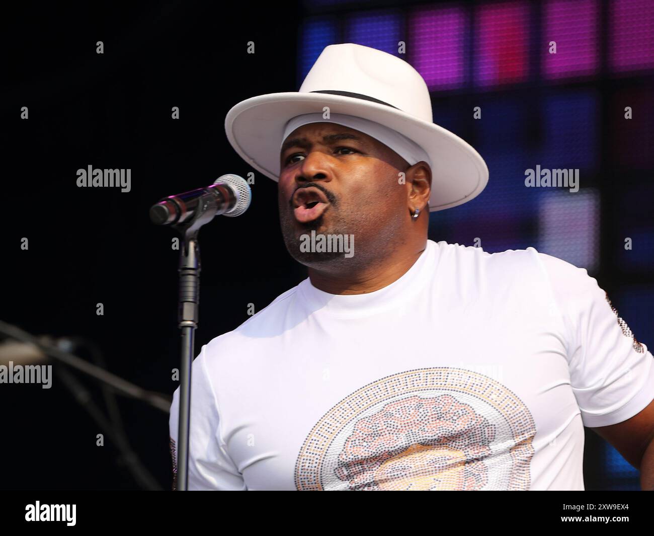 Henley-on-Thames, United Kingdom. 18th Aug, 2024. Earth Wind and Fire Experience by Al McKay ...