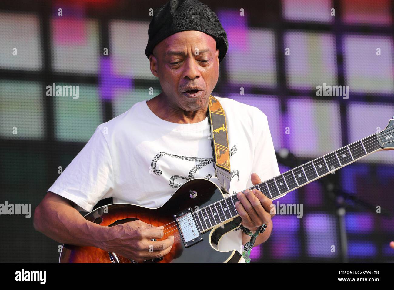 Henley-on-Thames, United Kingdom. 18th Aug, 2024. Earth Wind and Fire Experience by Al McKay ...