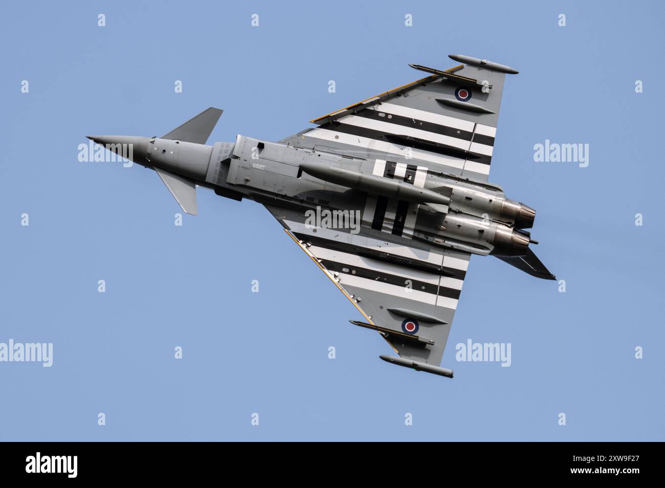 The Eurofighter Typhoon departing Southend Airport for a display at ...