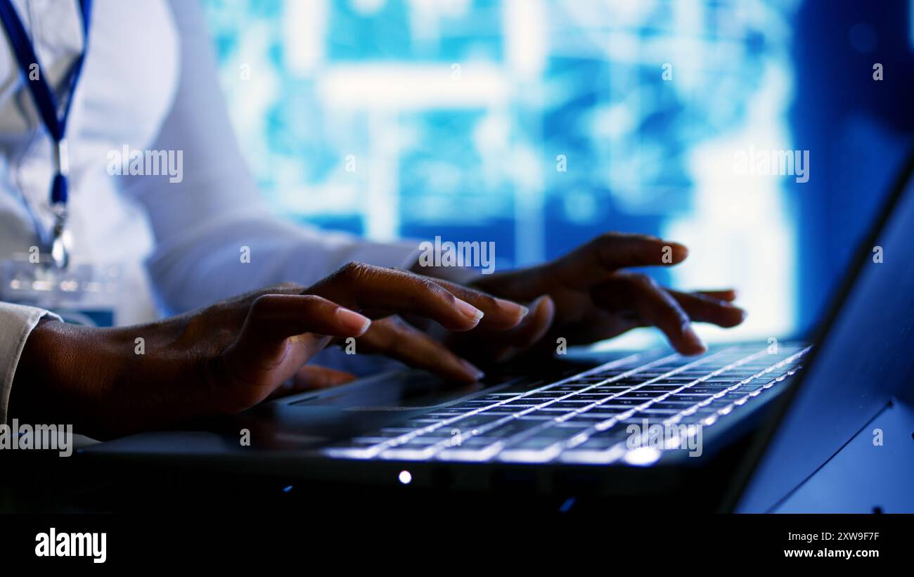 Specialist interacting digital ai neural hi-res stock photography and images - Alamy