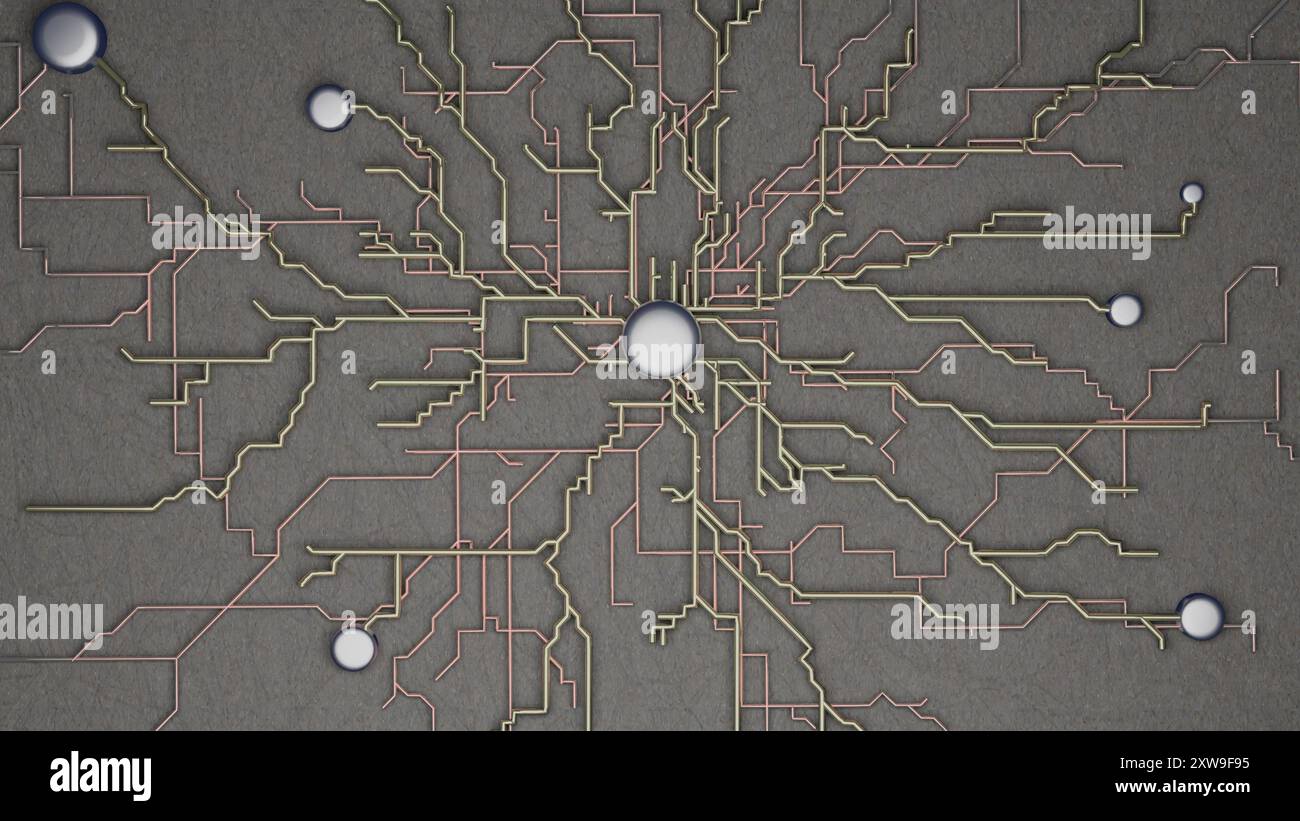 Papertronics. Paper electronics. Thin flexible circuit board. 3d ...